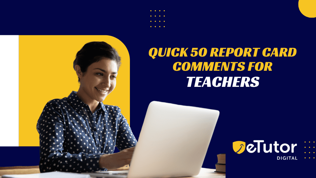 Quick 200 Report Card Comments For Teachers